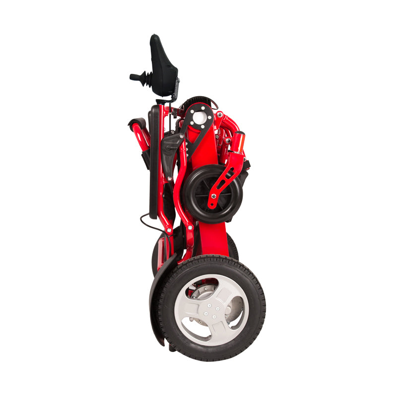 Heavy Duty Red Electric Wheelchair - 18'' Seat Width - Kiwik – KiwiK